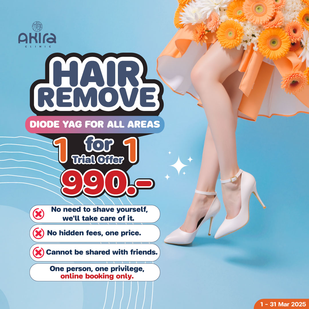 Laser Hair Removal for All Areas, Buy 1 Get 1 Free - Akira